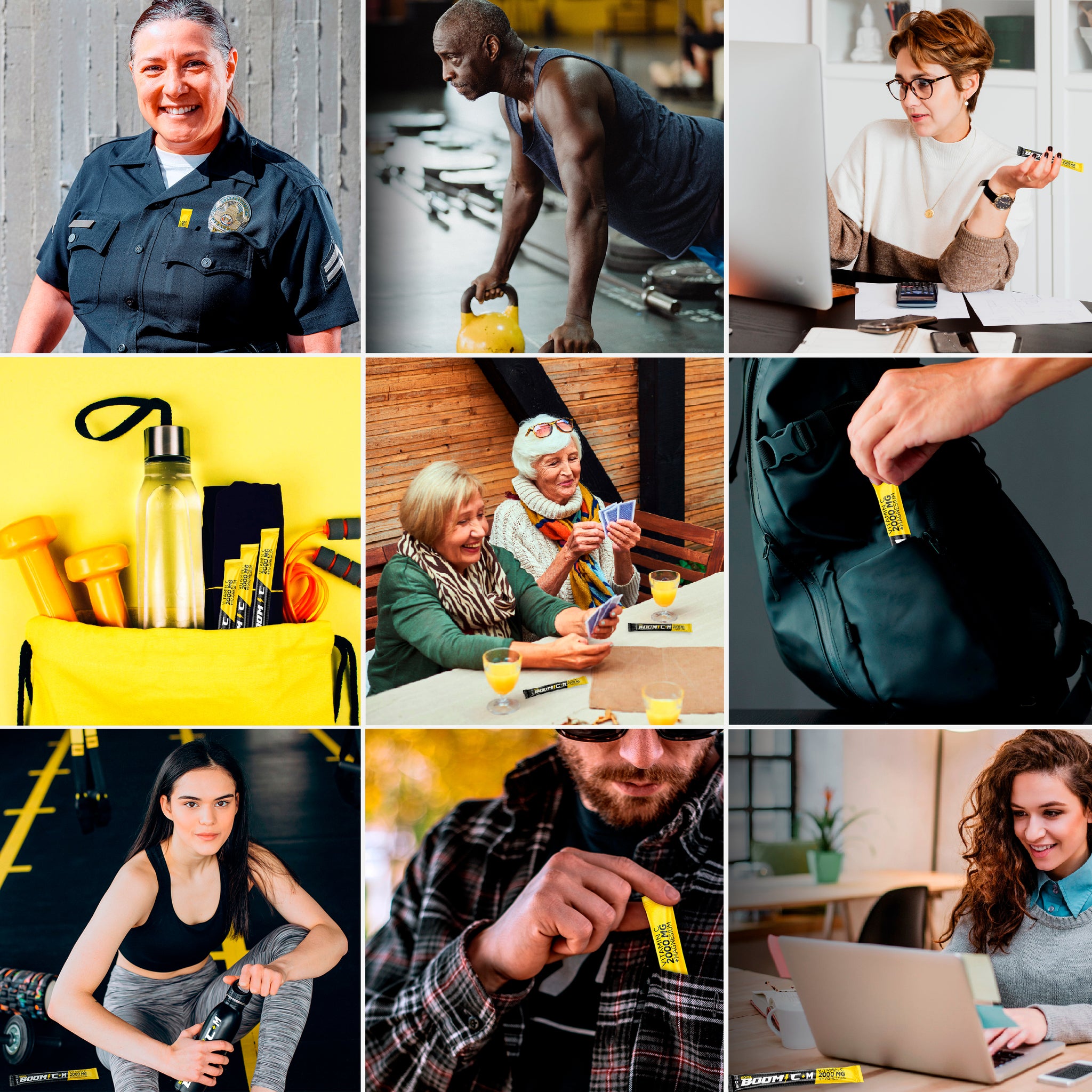 Kool Boom C + M - Vitamin C 2,000 Mg + Magnesium - 30 Stick Packets ...